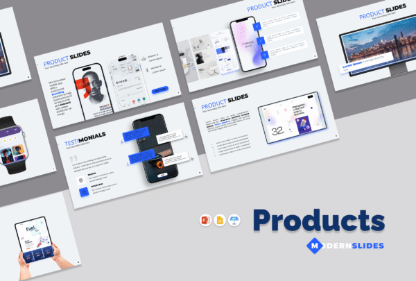Bộ Modern Slides Pro - Slide Ocean - Mẫu Powerpoint Chuyên Nghiệp