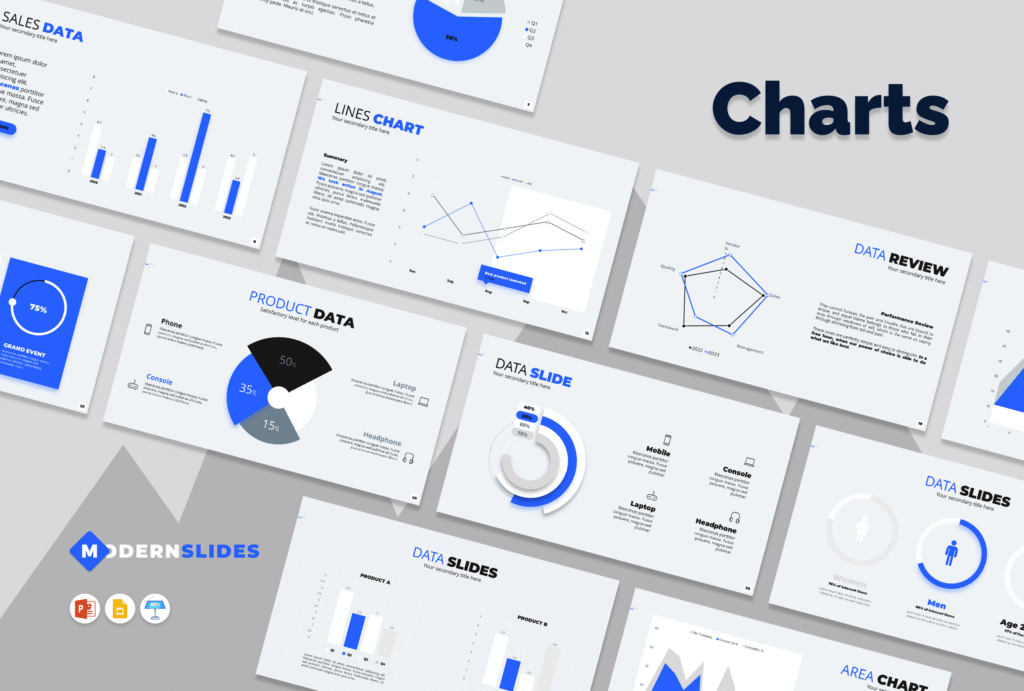Bộ Modern Slides Pro - Slide Ocean - Mẫu Powerpoint Chuyên Nghiệp